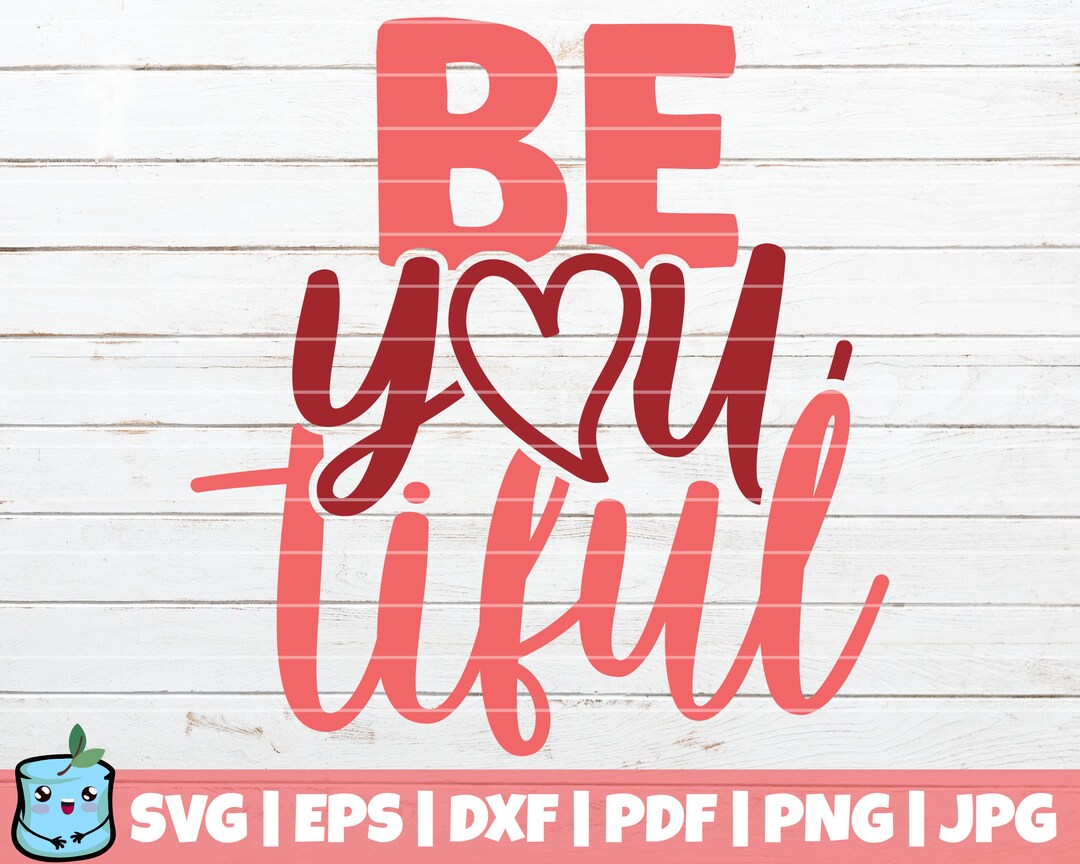 Beyoutiful SVG Cut File Commercial Use Instant Download - Etsy