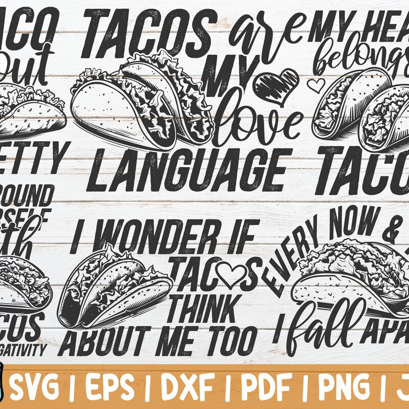 Taco Svg File - Etsy