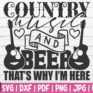 Country Music SVG Bundle American SVG Cut File Instant Download ...