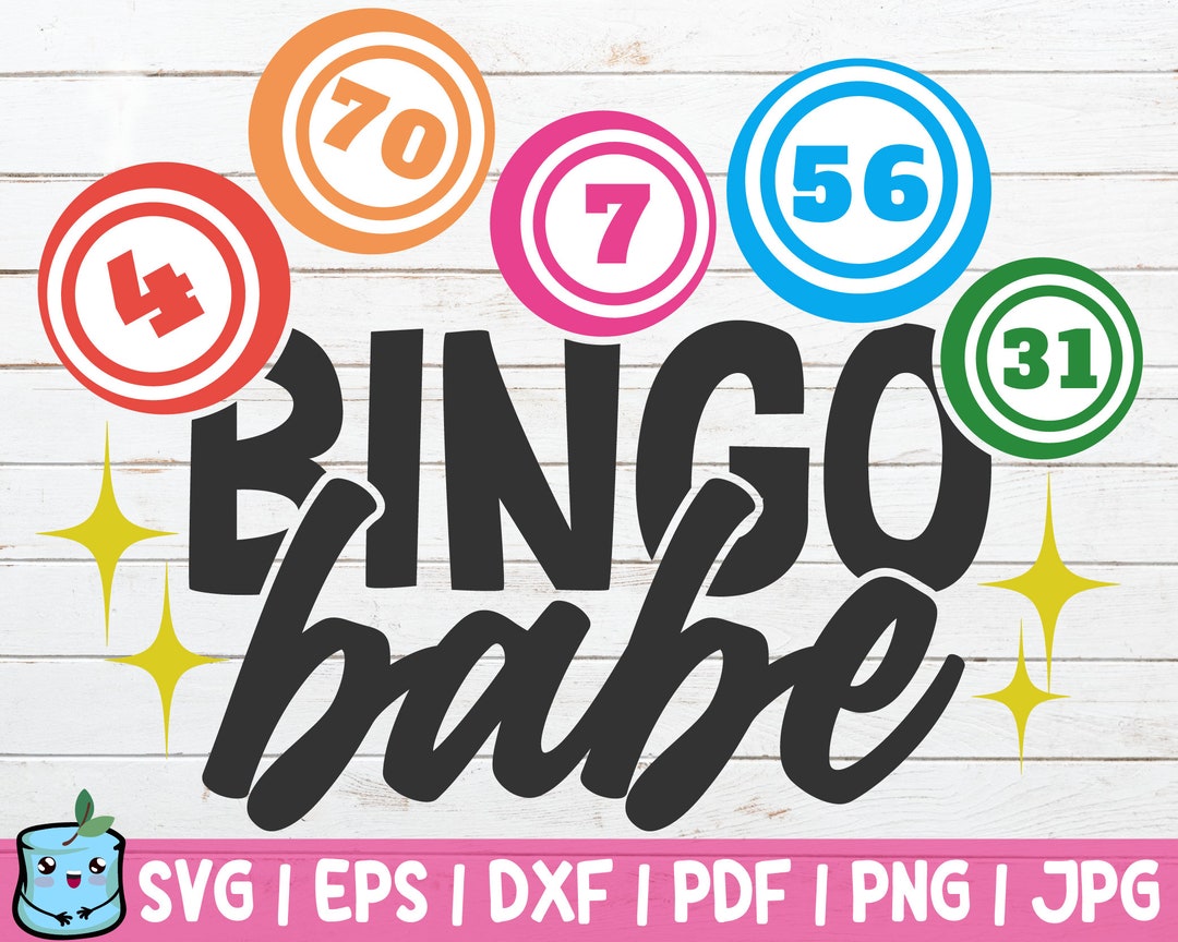 Bingo Babe SVG Cut File Bingo Player SVG Casino SVG Instant Download ...