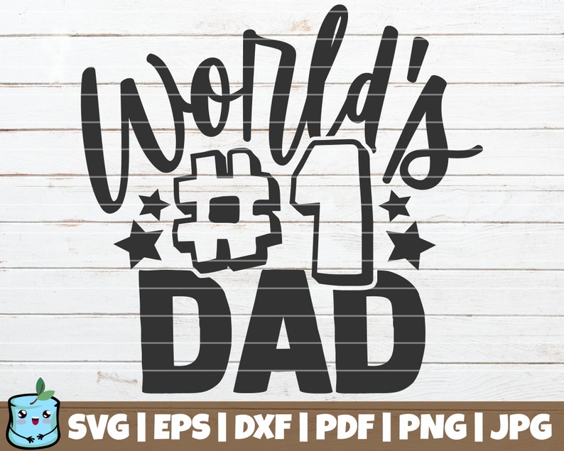 World's No One Dad SVG Cut File Commercial Use Instant - Etsy