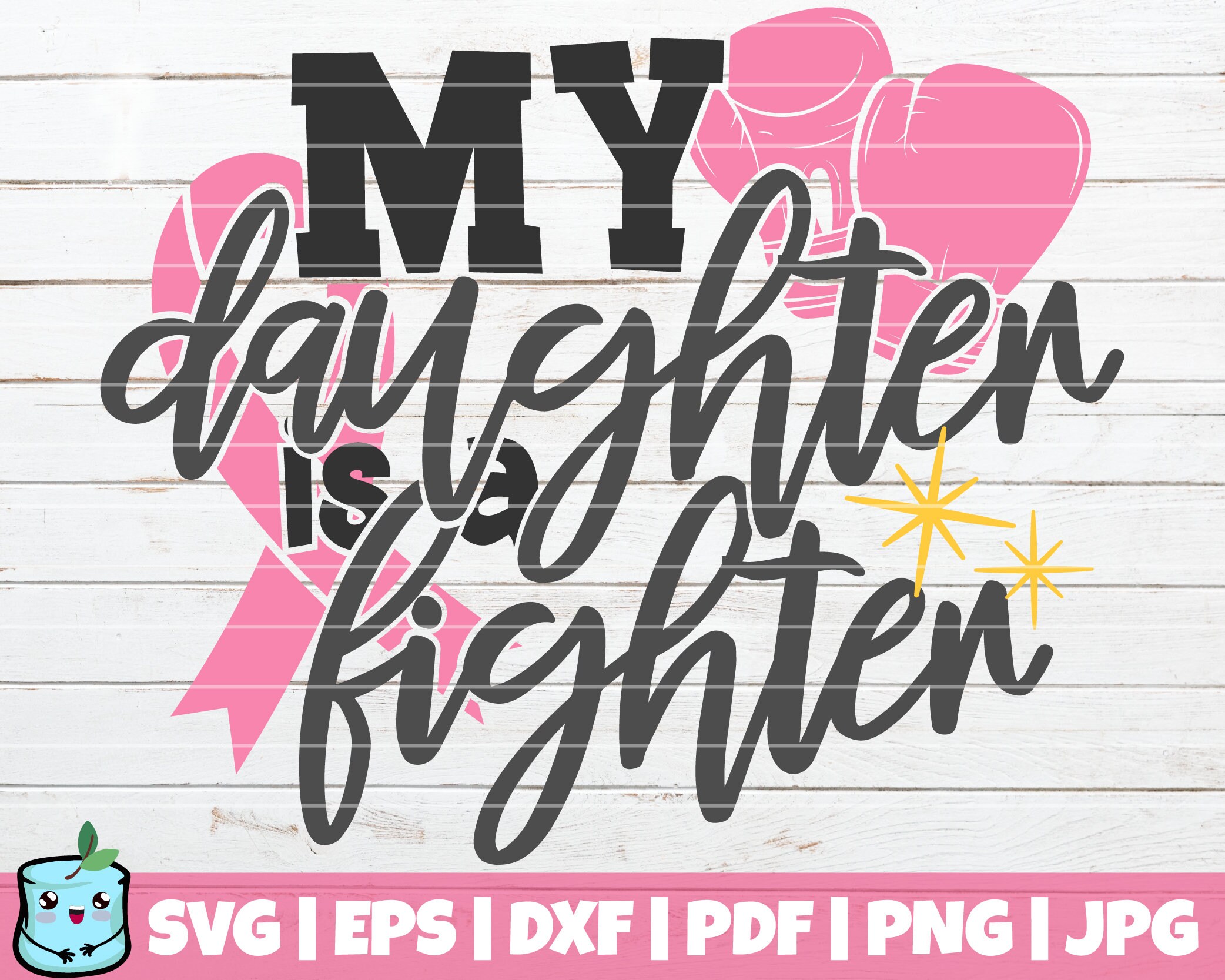 Cancer Fighter SVG Bundle SVG Cut File Commercial Use - Etsy Australia