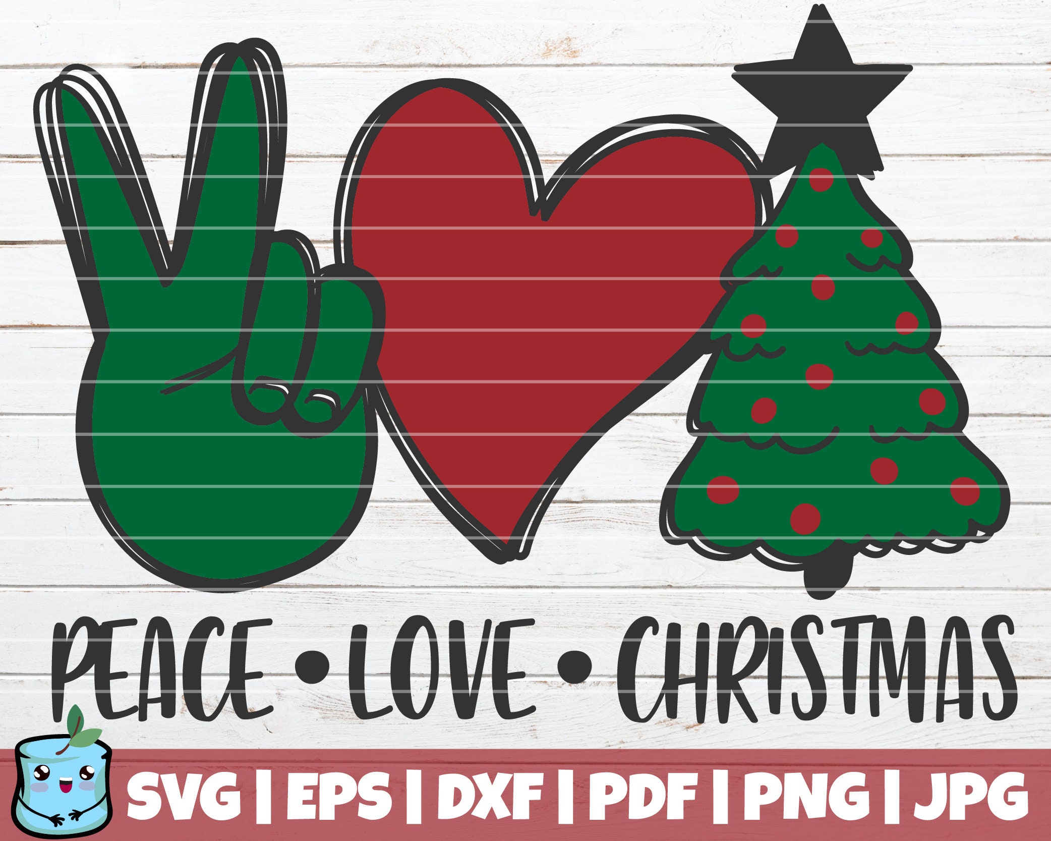 Peace Love SVG Bundle SVG Cut Files Commercial Use - Etsy