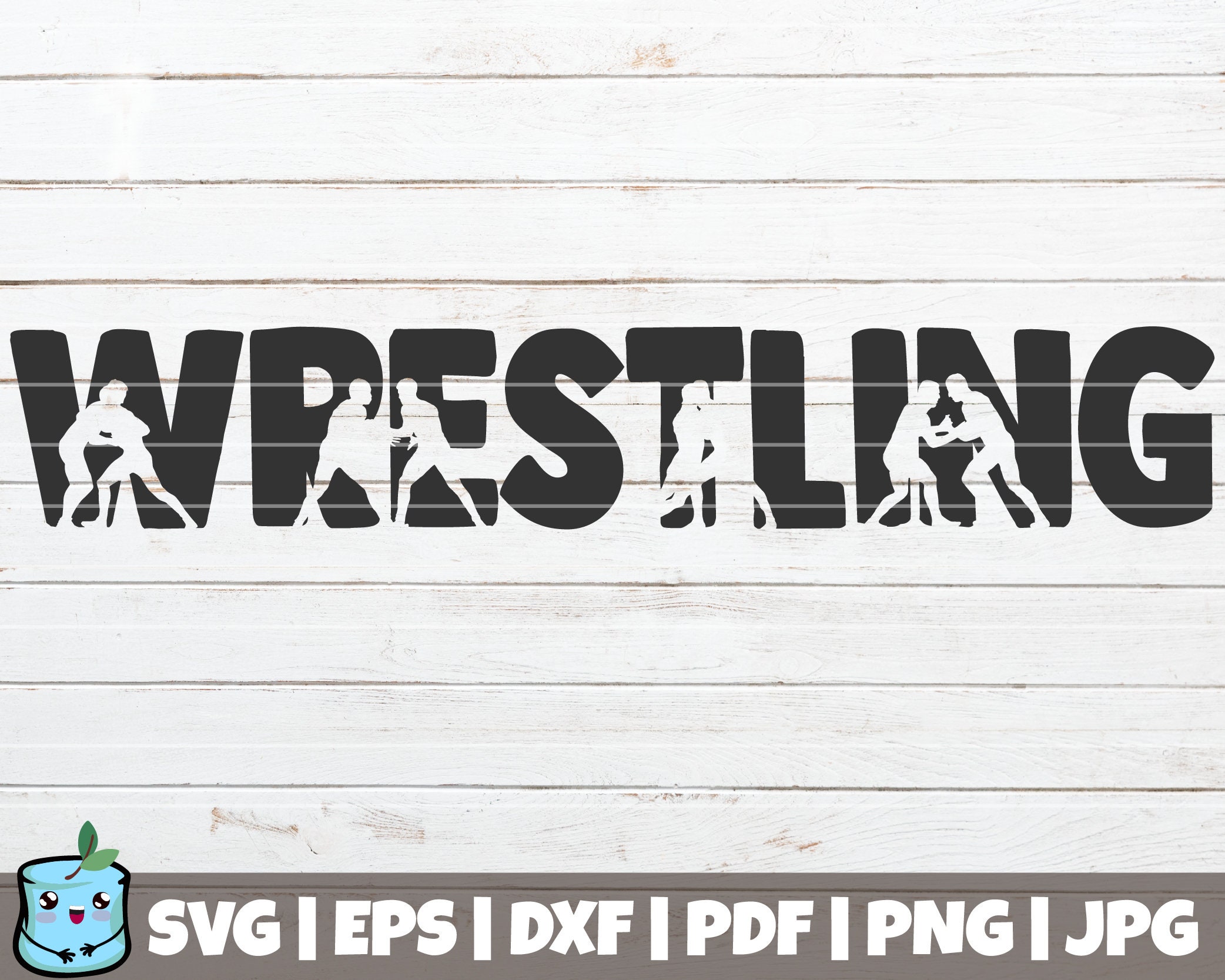 Wrestling SVG Cut File Commercial Use Instant Download - Etsy