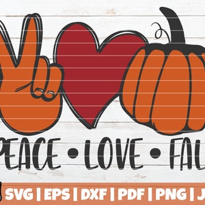 Peace Love SVG Bundle SVG Cut Files Commercial Use - Etsy