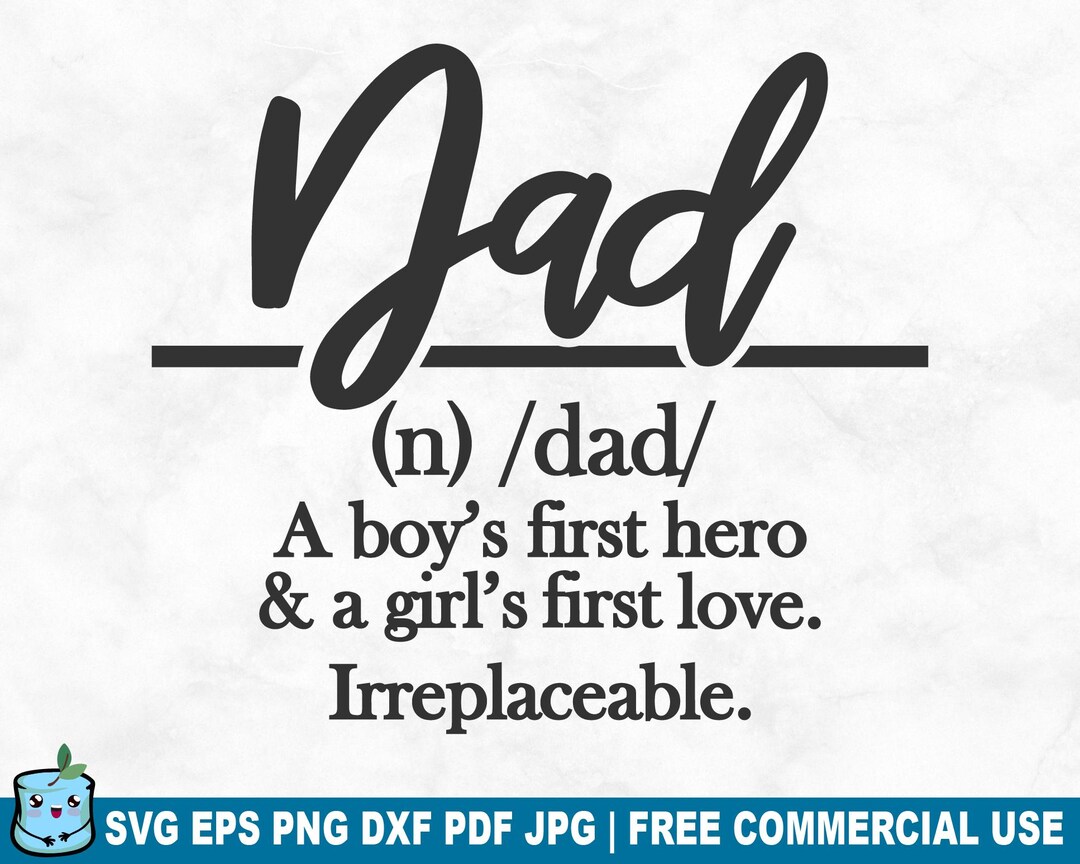 Dad Definition SVG Cut File, Funny Dad Life SVG for Cricut Silhouette ...