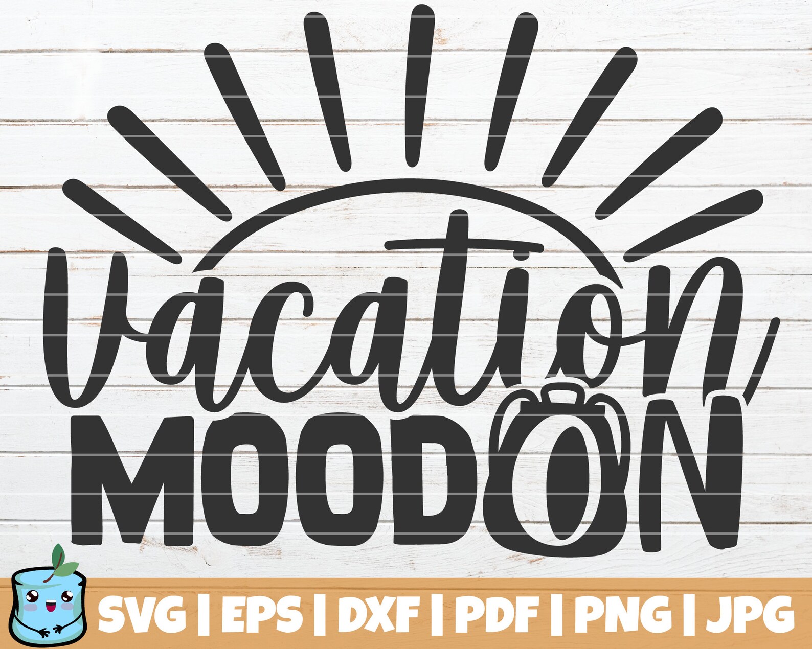 Vacation Mood on SVG Cut File Commercial Use Instant - Etsy