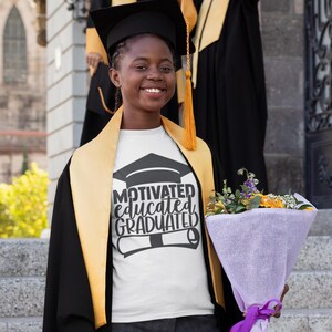 Motivated Educated Graduated SVG Cut File Commercial Instant Download ...