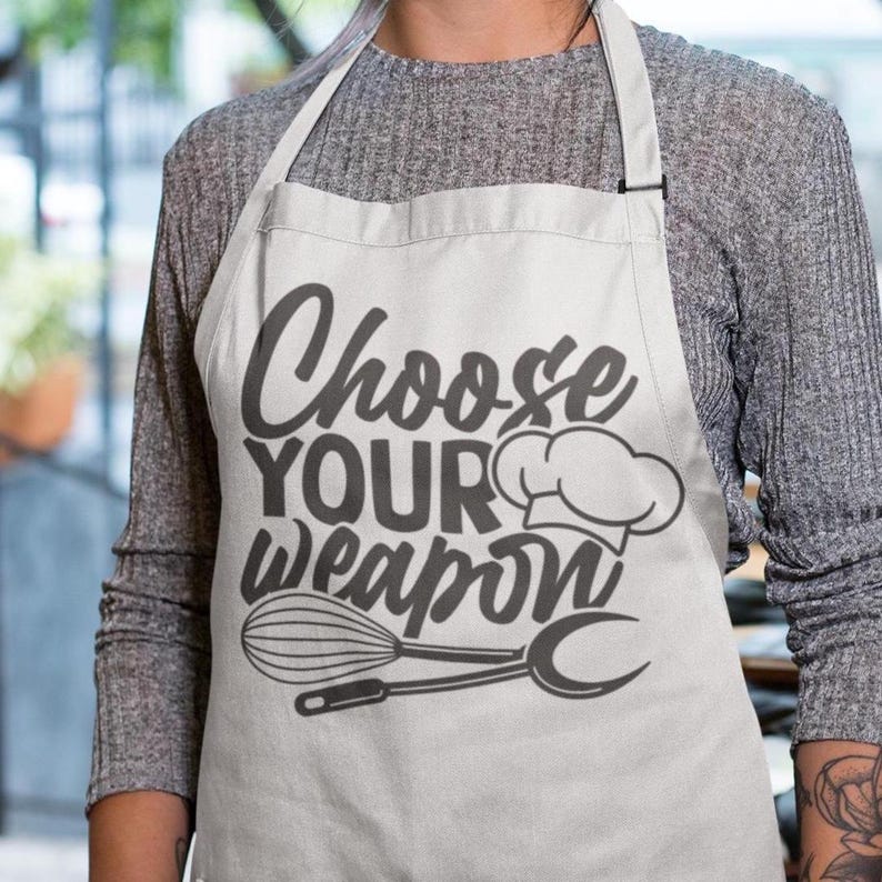 Funny Kitchen Apron Designs SVG Bundle, Kitchen Cooking SVG Cut File ...