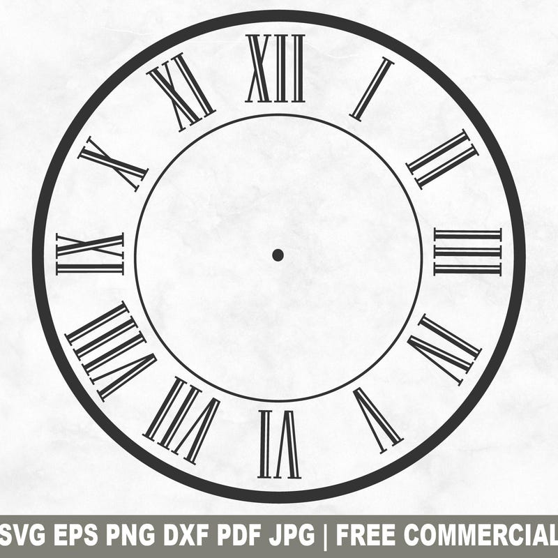 Printable Clock Face - Etsy