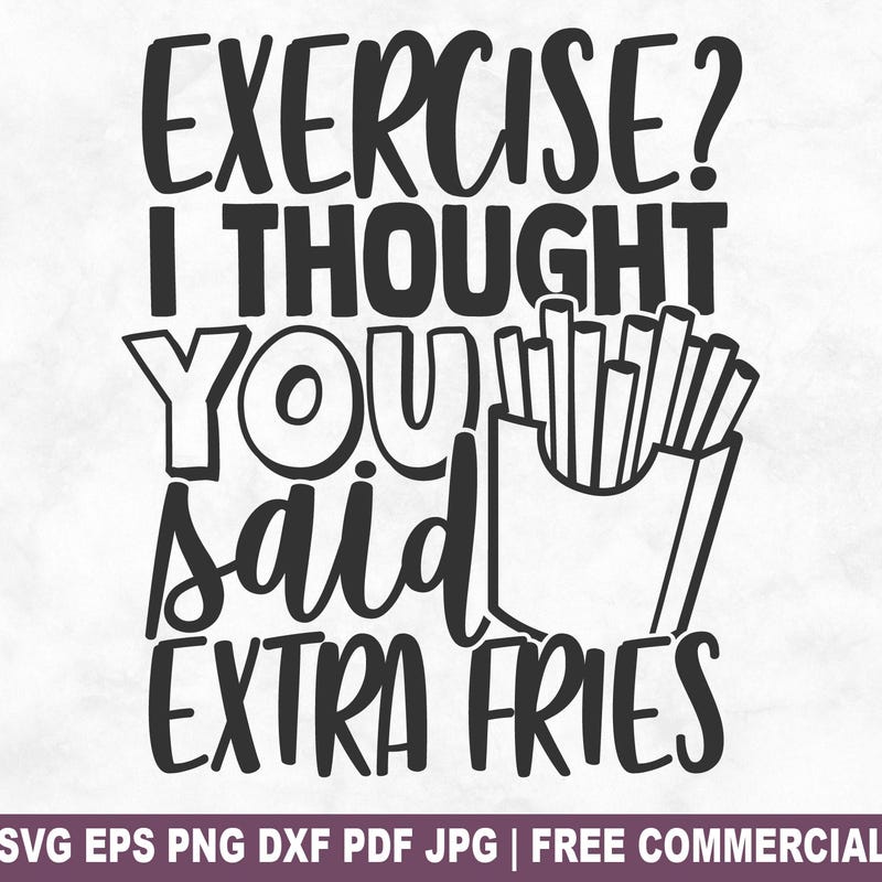 Exercise Svg - Etsy