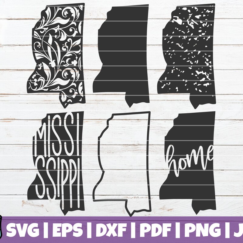 Mississippi State Svg - Etsy