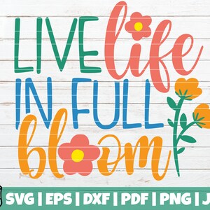 Spring SVG Bundle Spring Flowers SVG Cut Files Commercial Use Printable ...