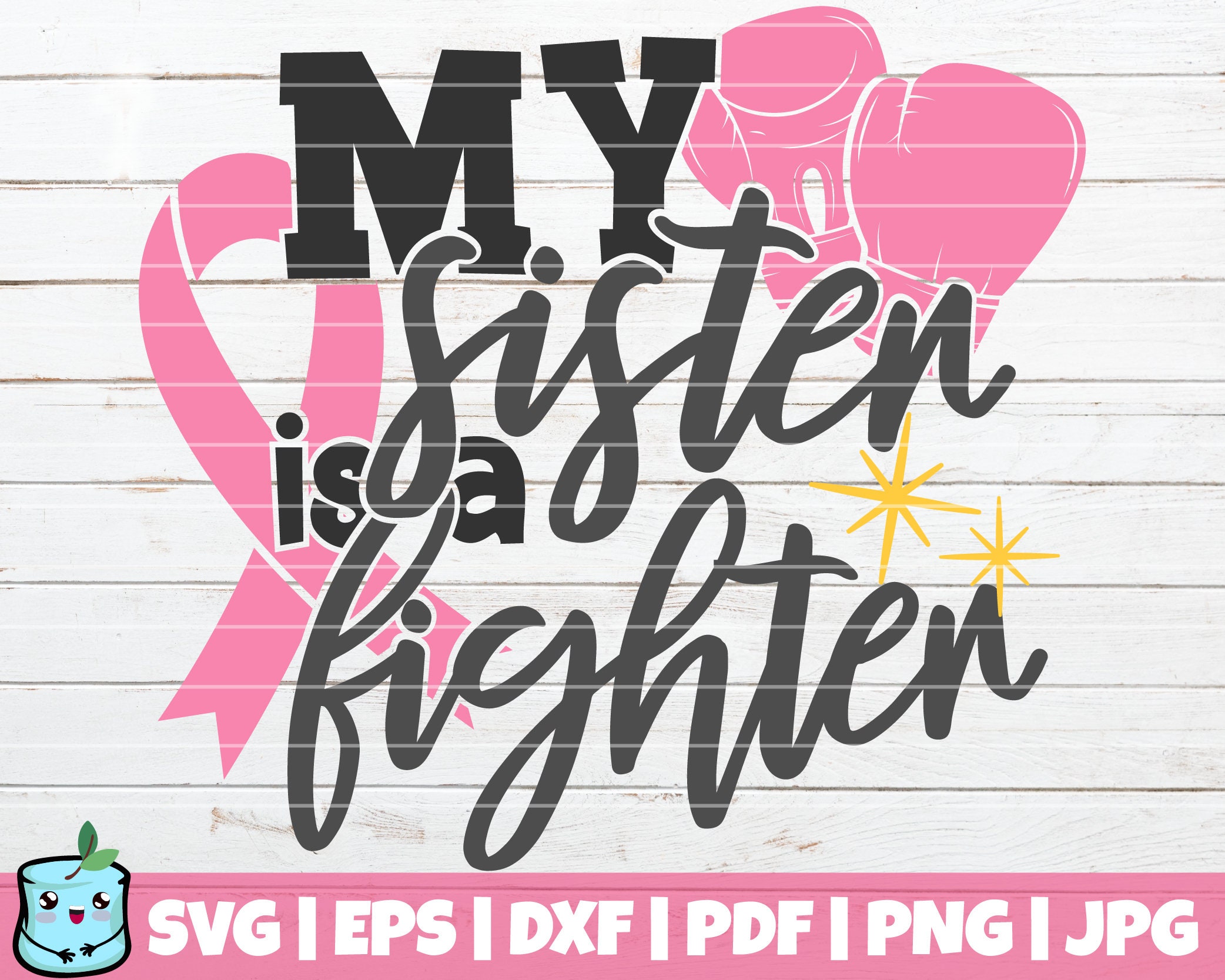 Cancer Fighter SVG Bundle SVG Cut File Commercial Use - Etsy Australia