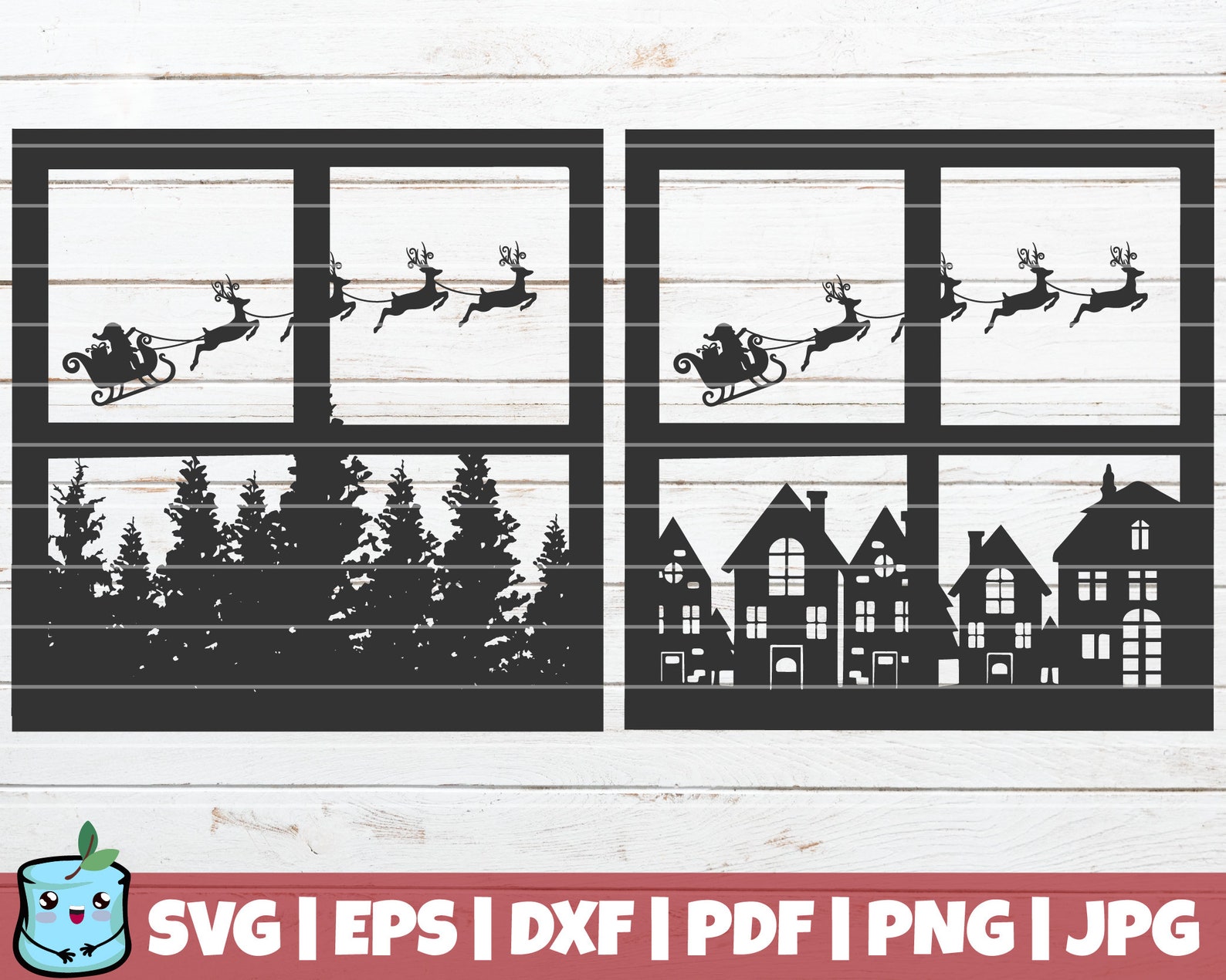 Christmas SVG Bundle SVG Cut Files Instant Download - Etsy