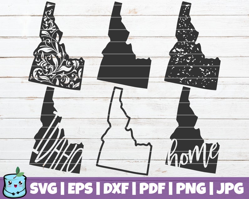 Idaho State SVG Bundle SVG Cut Files Commercial Use - Etsy