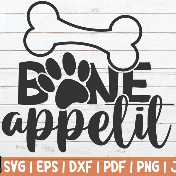 Bone Appetit Svg - Etsy