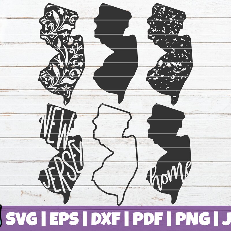 New Jersey Svg - Etsy