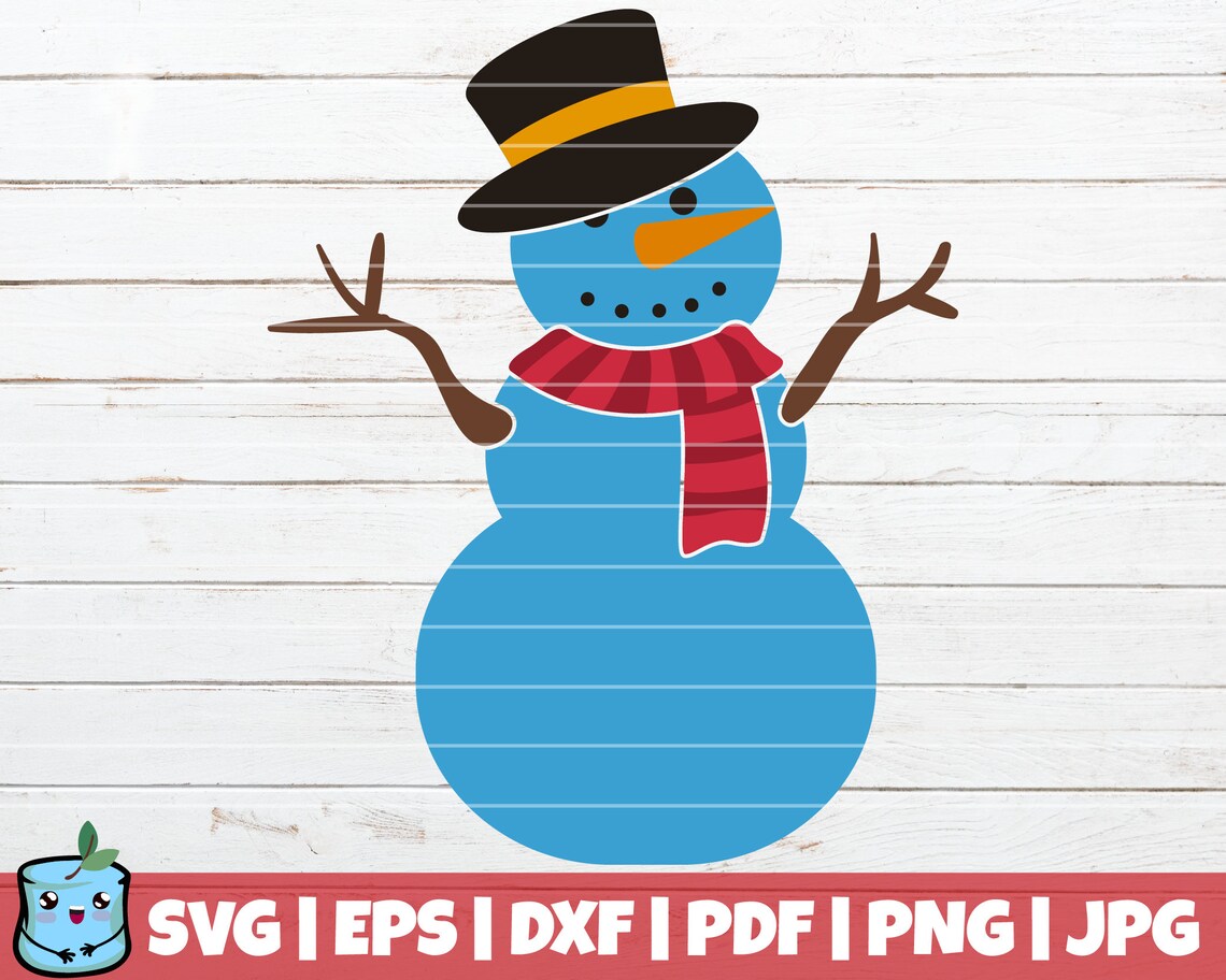 Snowman SVG Cut File Commercial Use Instant Download - Etsy