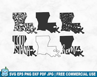 Louisiana SVG Bundle - Etsy