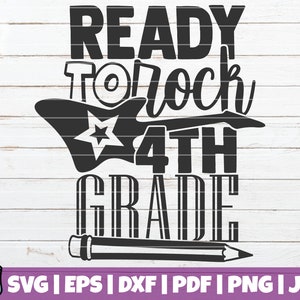 4th Grade SVG Bundle Fourth Grade Shirt Print SVG Cut Files Commercial ...