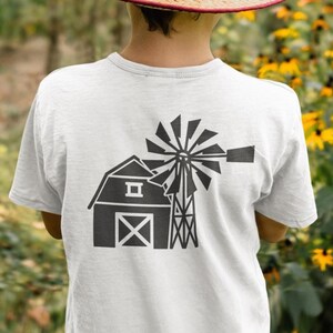Farm Windmill SVG Cut File, Farmhouse Farming Farmer SVG for Cricut ...