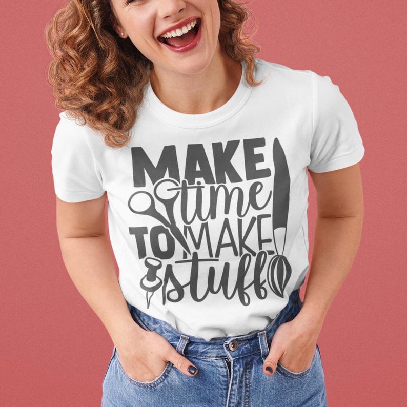 Make Time to Make Stuff SVG Cut File, Crafting Painting Handmade SVG ...