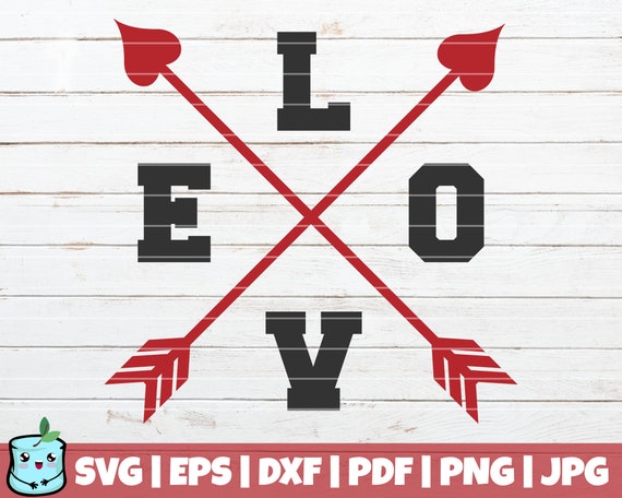 Love Arrow SVG Cut File Commercial Use Instant Download | Etsy