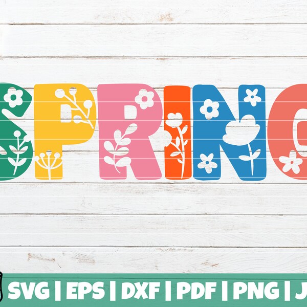 Spring Word Art - Etsy