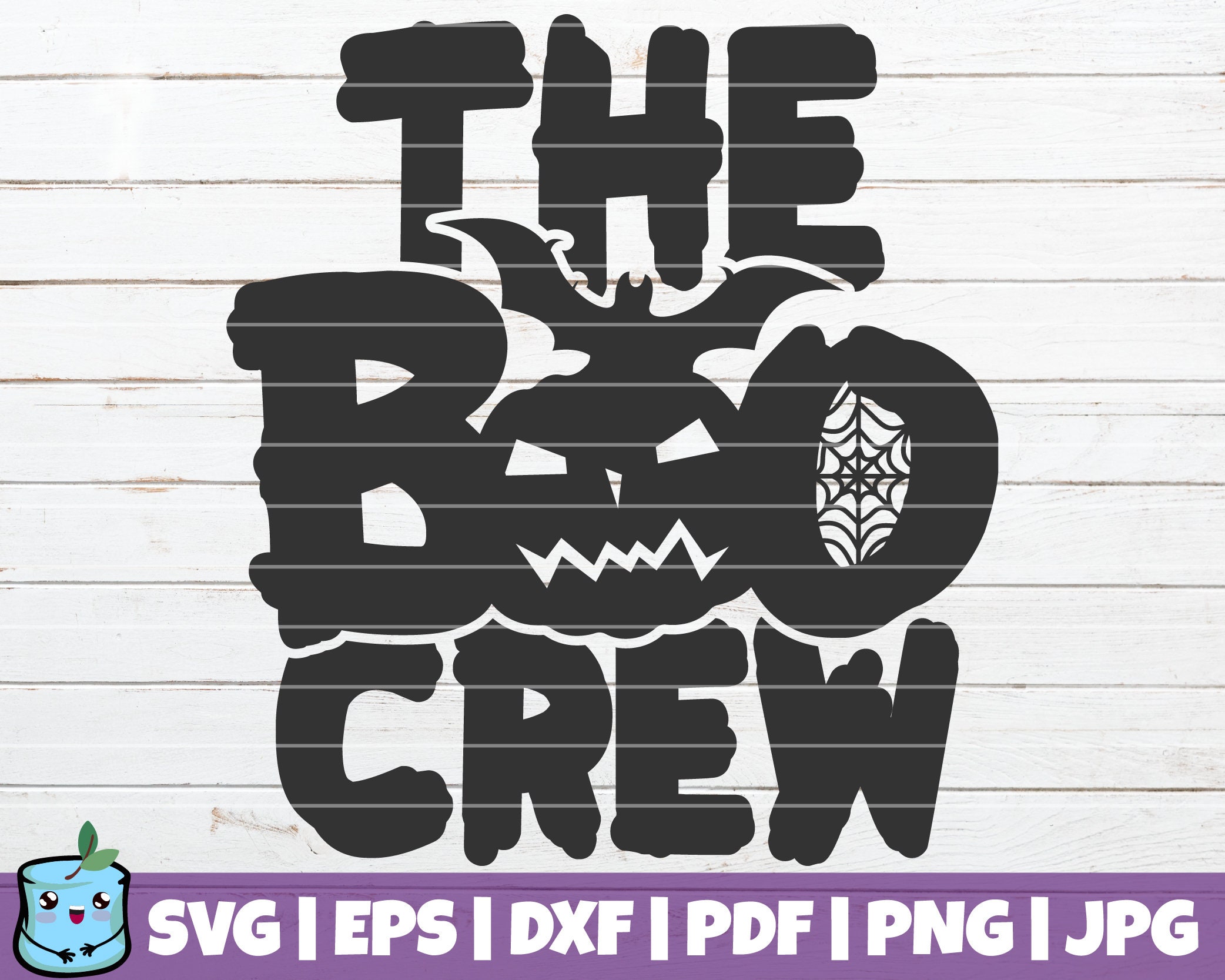 The Boo Crew SVG Cut File commercial use instant download | Etsy