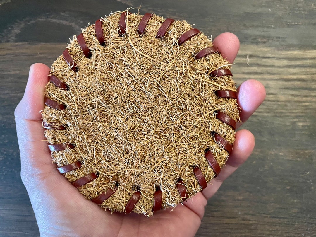 Handmade Coconut Coir Coasters 1 SET - Etsy