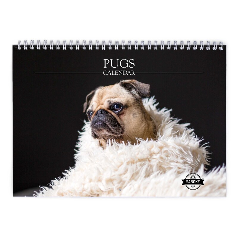 Pug Calendar - Etsy