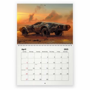 Post Apocalyptic 2025 Wall Calendar ID:W25062 - Etsy