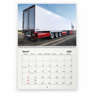 Trucks 2025 Wall Calendar ID:W23096 - Etsy