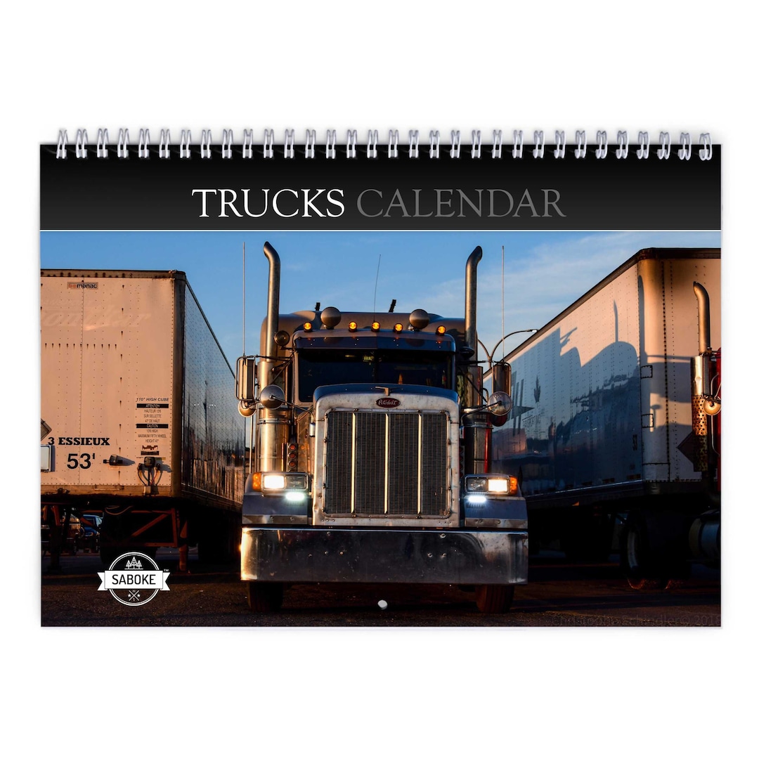 Trucks 2025 Wall Calendar ID:W23096 - Etsy