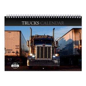 Trucks 2025 Wall Calendar ID:W23096 - Etsy