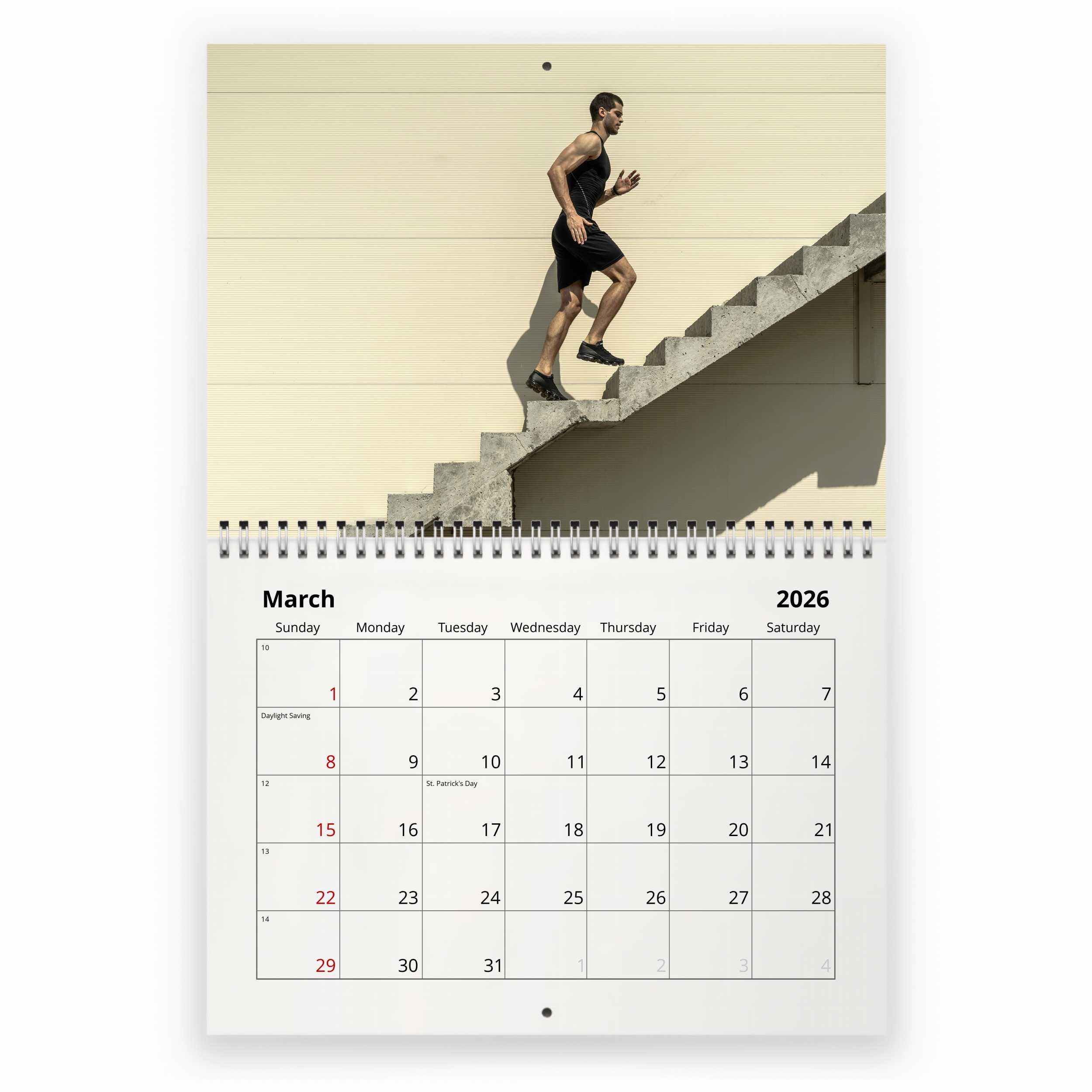 Running 2026 Wall Calendar ID:W26017 - Etsy