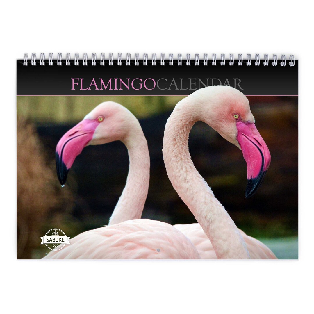 Flamingo 2024 Wall Calendar ID:W24077 - Etsy
