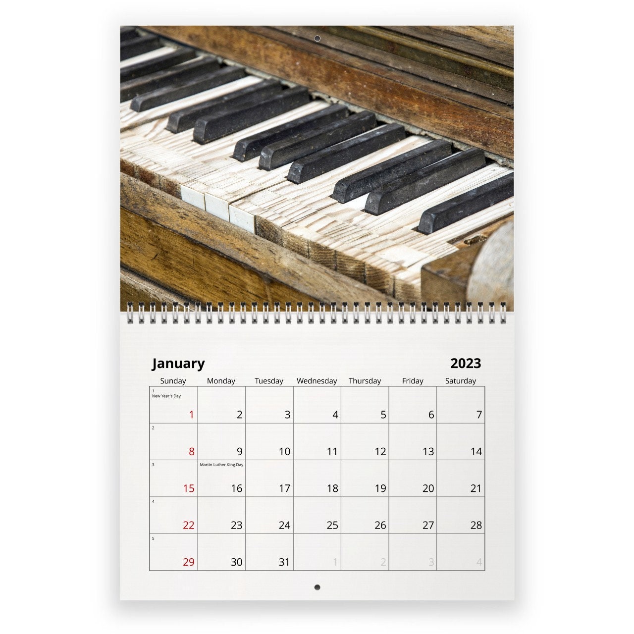 Piano 2023 Wall Calendar ID:12801 - Etsy