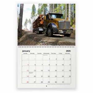 Trucks 2025 Wall Calendar ID:W23096 - Etsy