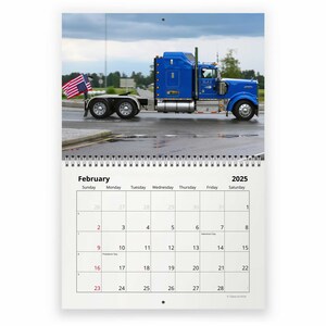 Trucks 2025 Wall Calendar ID:W23096 - Etsy