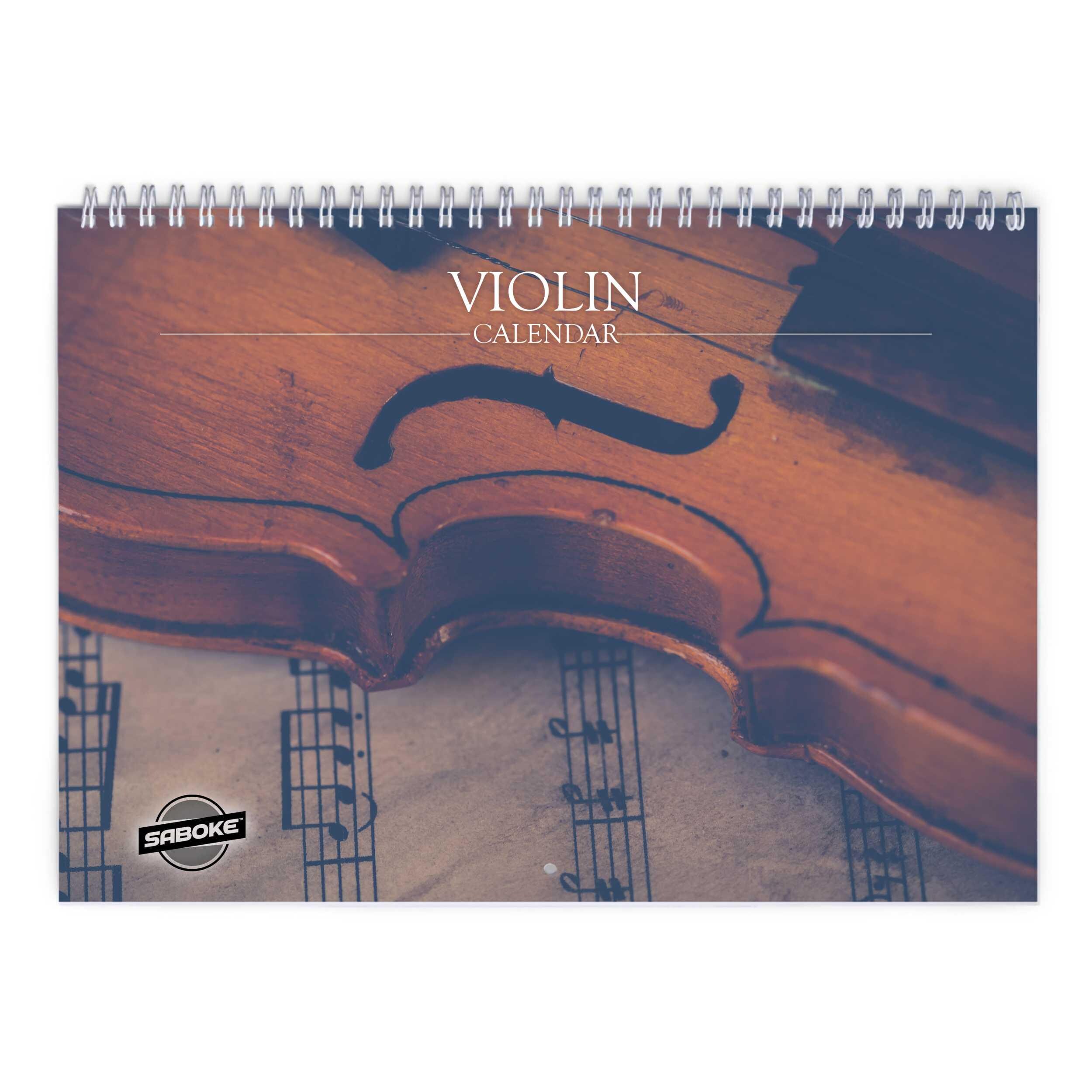Violin 2026 Wall Calendar ID:W26127 - Etsy