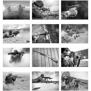 Guns 2025 Wall Calendar ID:W25004 - Etsy