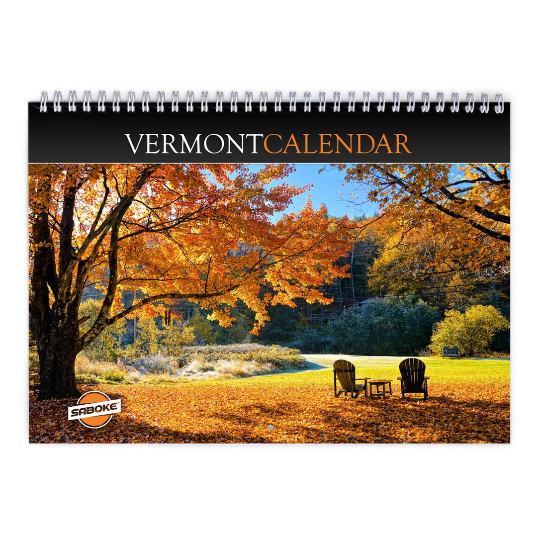 Vermont 2026 Wall Calendar ID:W26040 - Etsy