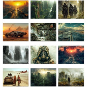 Post Apocalyptic 2025 Wall Calendar ID:W25062 - Etsy