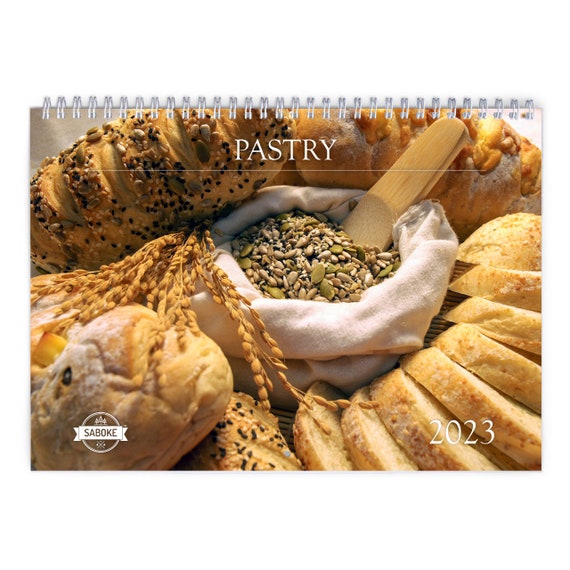 Pastry 2023 Wall Calendar ID:12837 - Etsy