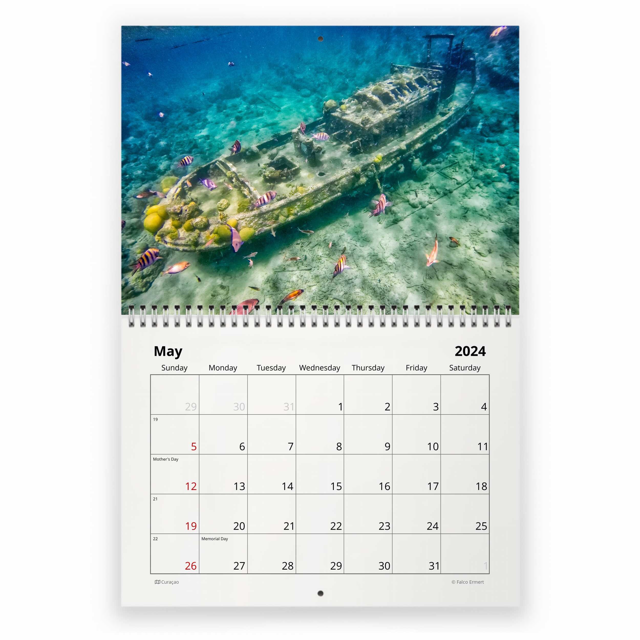 Diving 2024 Wall Calendar sold by Bored Marisa | SKU 97159789 | 50% OFF ...