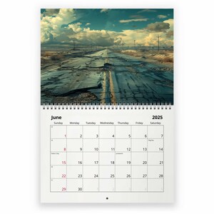 Post Apocalyptic 2025 Wall Calendar ID:W25062 - Etsy
