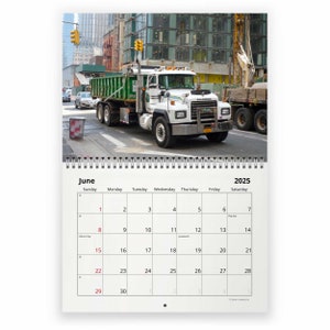 Trucks 2025 Wall Calendar ID:W23096 - Etsy
