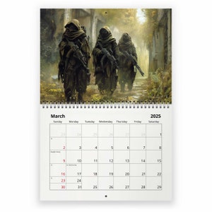 Post Apocalyptic 2025 Wall Calendar ID:W25062 - Etsy